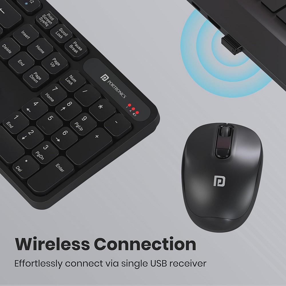 Portronics Key 8 Combo Keyboard and Mouse Best Price in India on ...