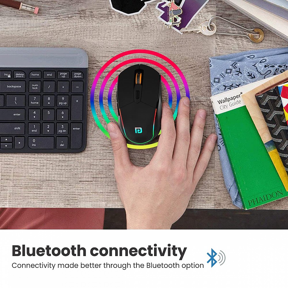 Portronics Toad One Bluetooth Mouse Black Best Price in India on ...