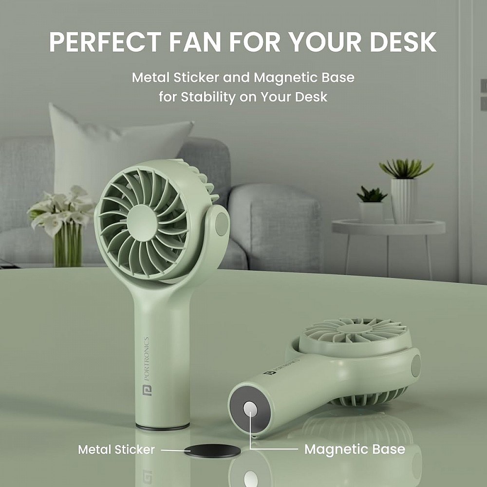 Portronics Toofan Mini Portable Fan Best Price in India on Thevaluestore.in