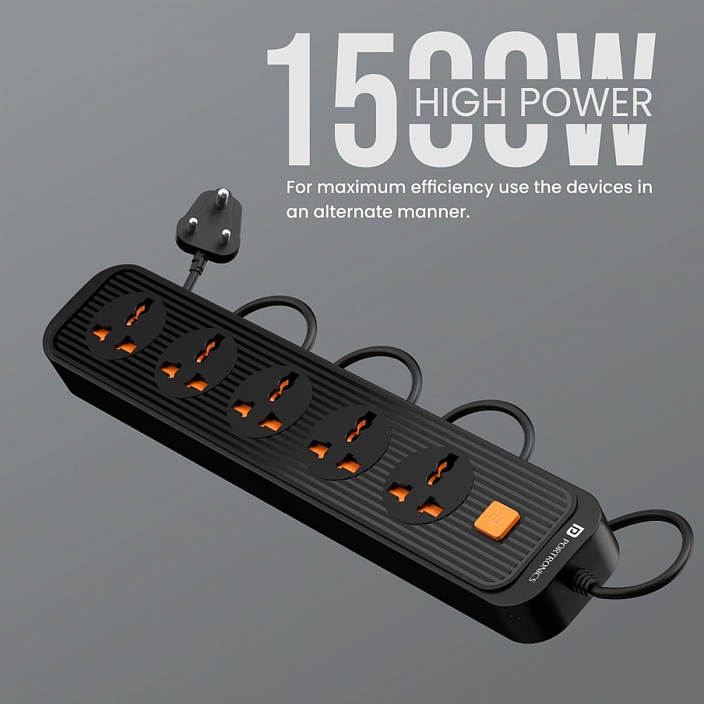 Portronics Power Plate 13 Extension Board Best Price in India on ...
