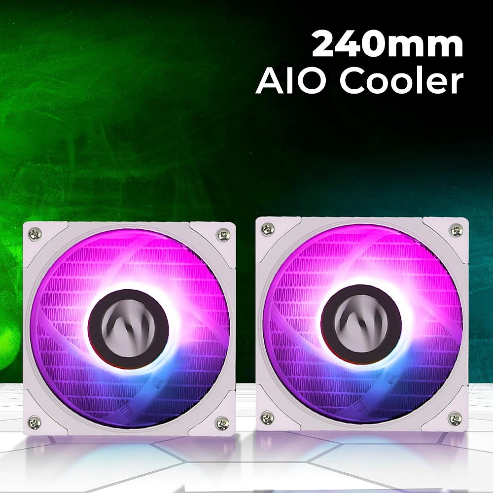 Zebronics AIO240AW (White) Liquid Cooler Best Price in India on ...