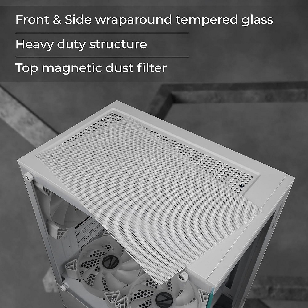 Zebronics Iceberg Gaming Cabinet White Best Price in India on ...