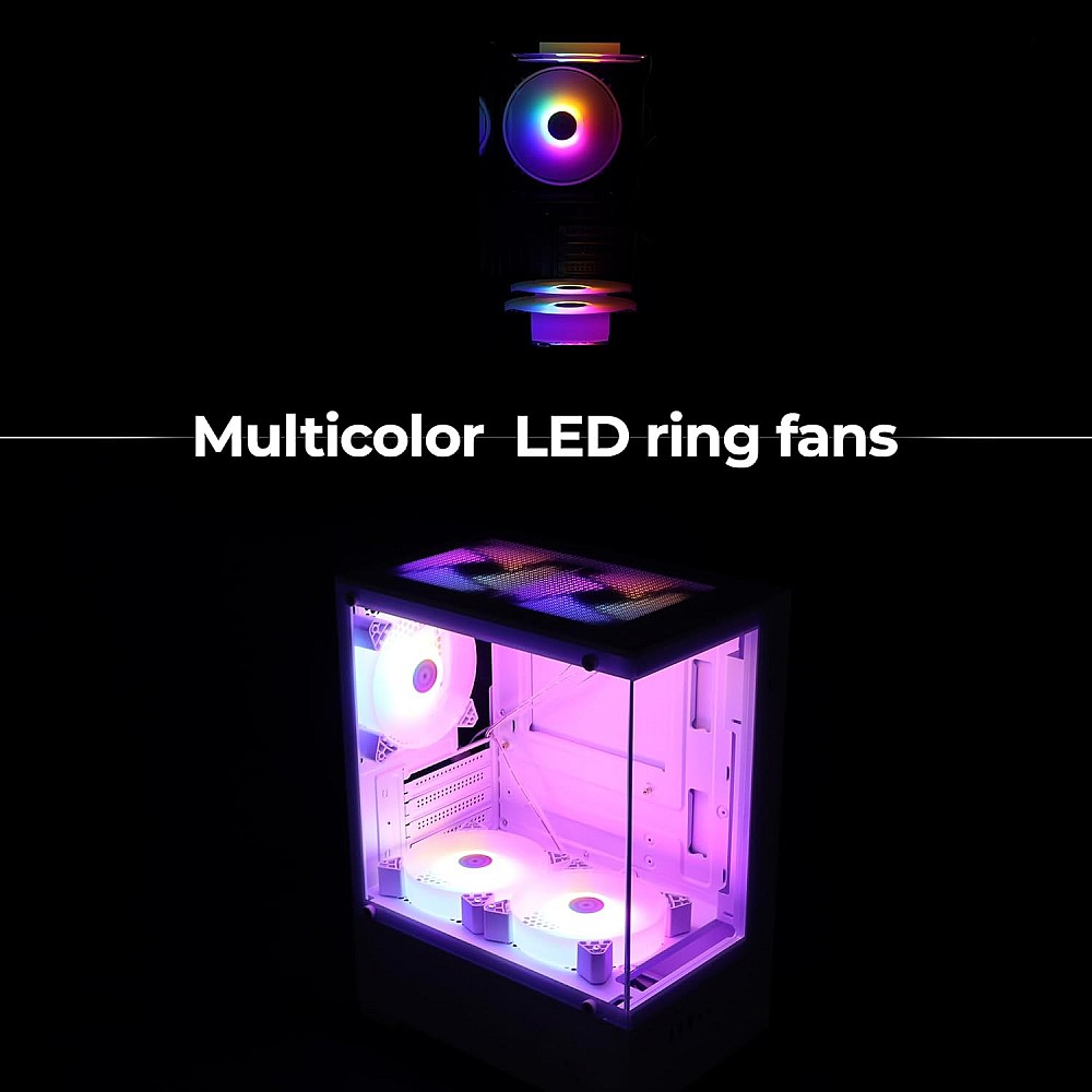 Zebronics Iceberg Gaming Cabinet White Best Price in India on ...