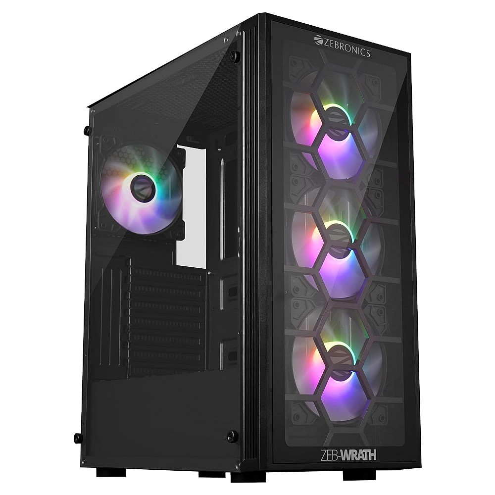 Zebronics Wrath Mid-Tower Gaming Cabinet Best Price in India on ...