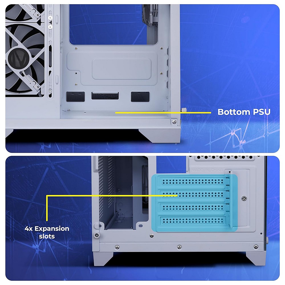 Zebronics Mercury Gaming Chassis (White) Best Price in India on ...