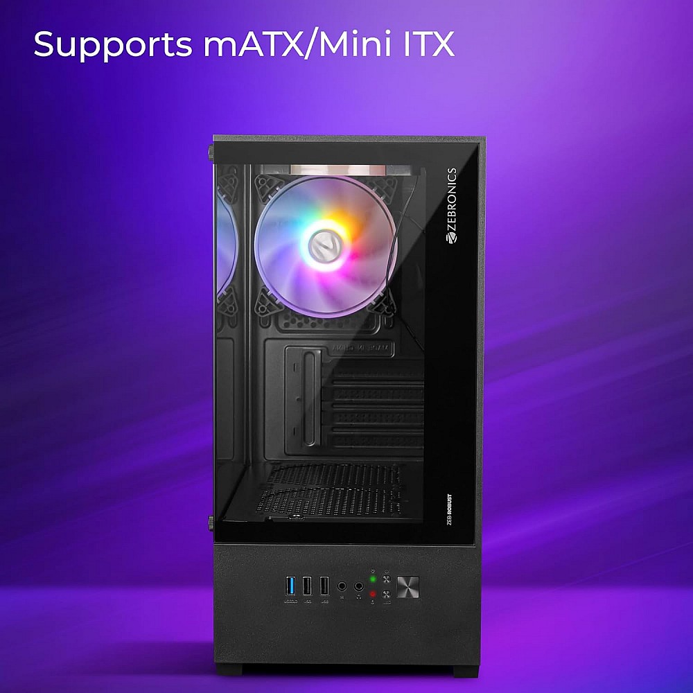 Zebronics Robust Gaming Chassis Black Best Price in India on ...