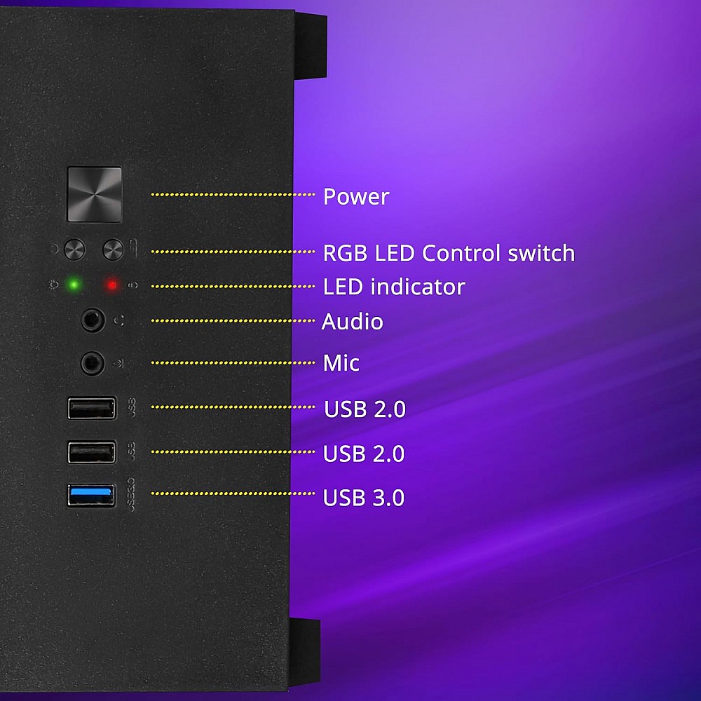 Zebronics Robust Gaming Chassis Black Best Price in India on ...