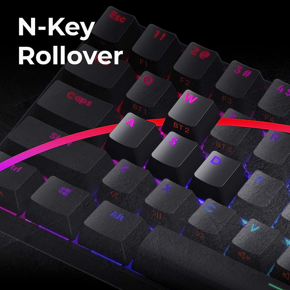 Zebronics Zeb-Max Ninja (Black) RGB Mechanical Keyboard Best Price in India