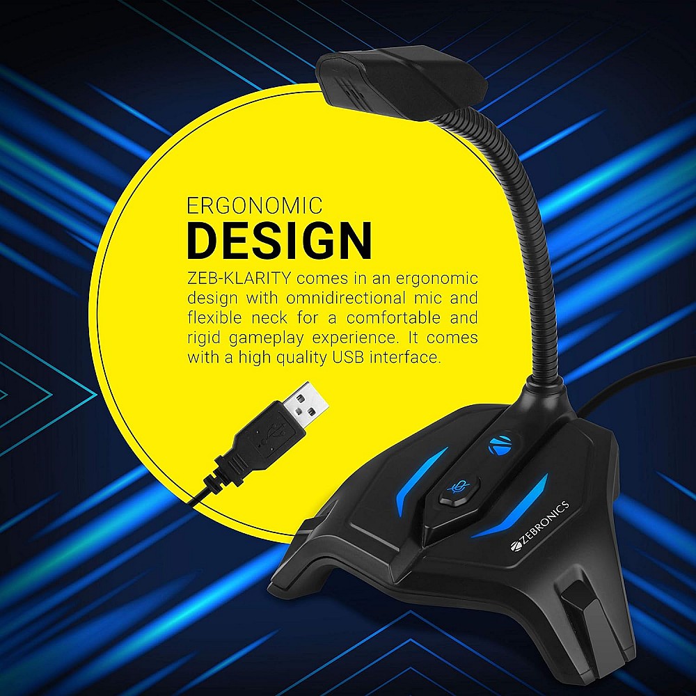Zebronics Zeb-Klarity USB Gaming Mic Best Price in India on ...