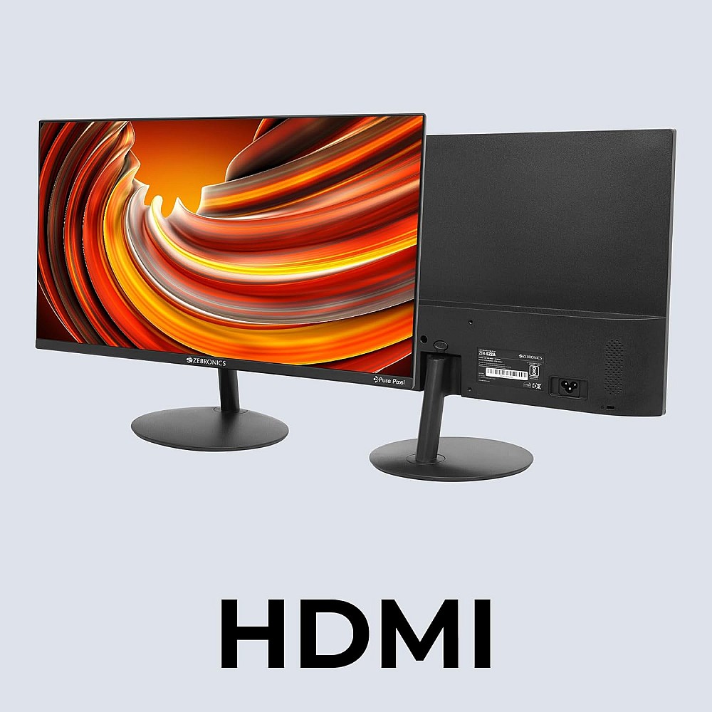 ZEBRONICS 22 inch 75Hz Monitor Best Price in India on Thevaluestore.in