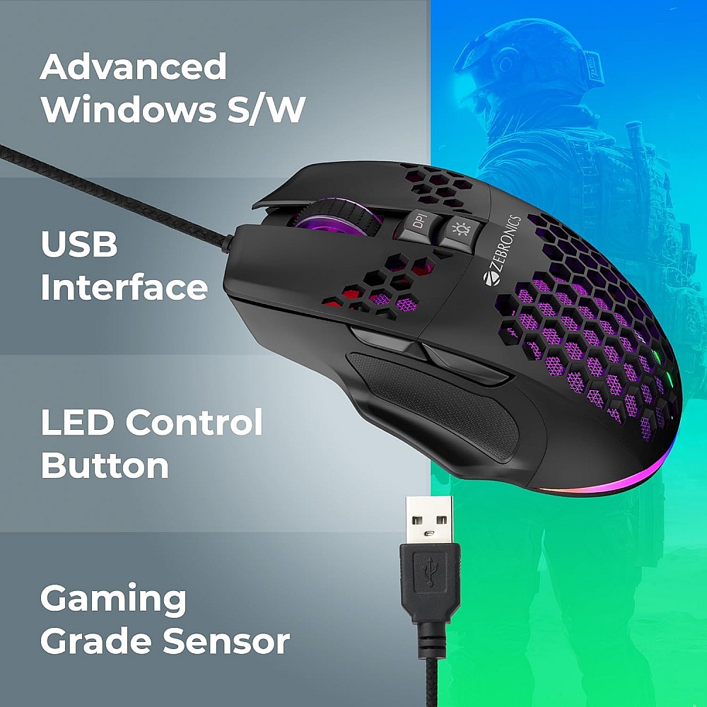 Zebronics Crosshair Premium Gaming Mouse Best Price in India on ...