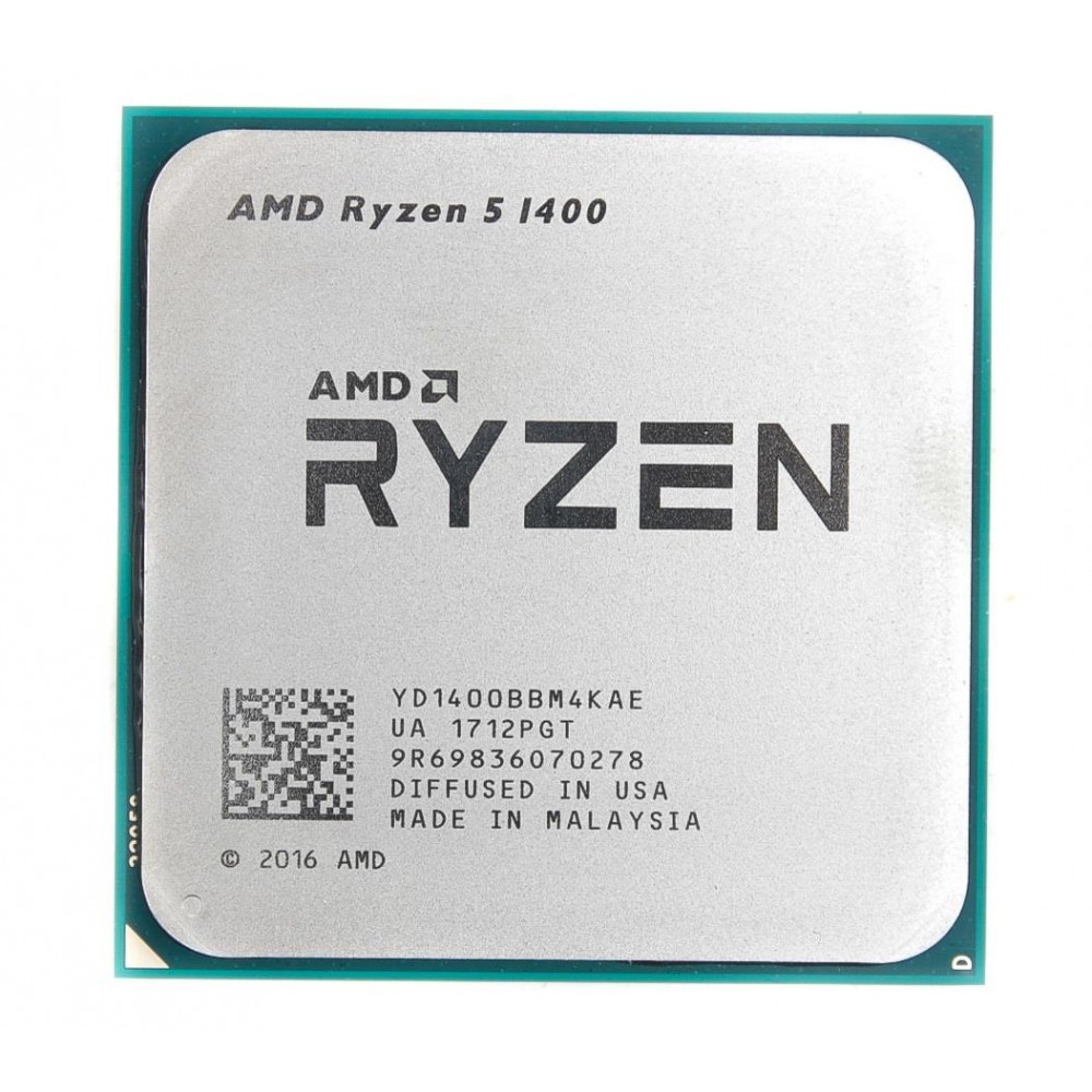 AMD RYZEN 5 1400 Quad Core 3.2 GHz (3.4 GHz Turbo) Desktop Processor ...