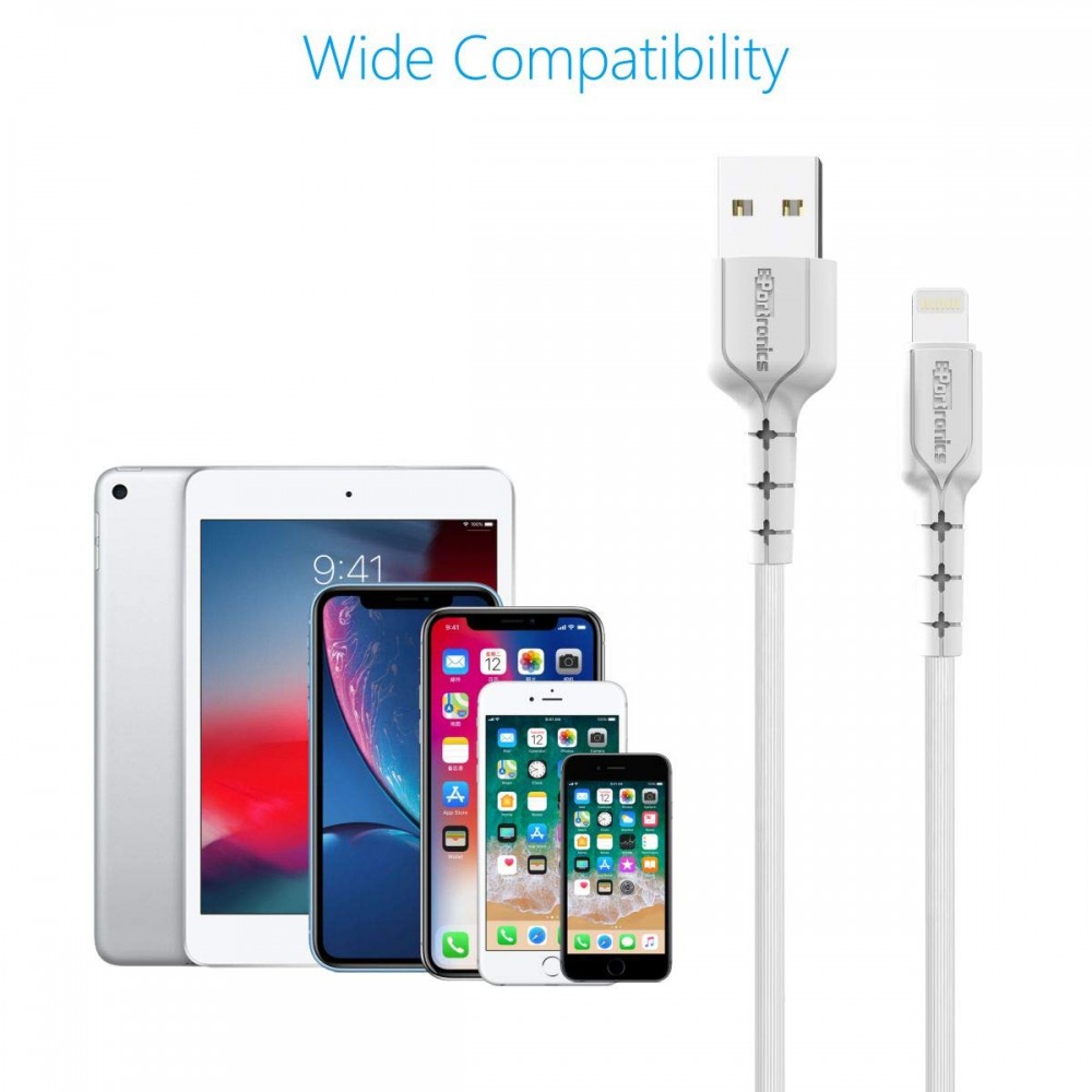 Portronics Konnect Star Lightning Cable for Charging & Data Transfer ...