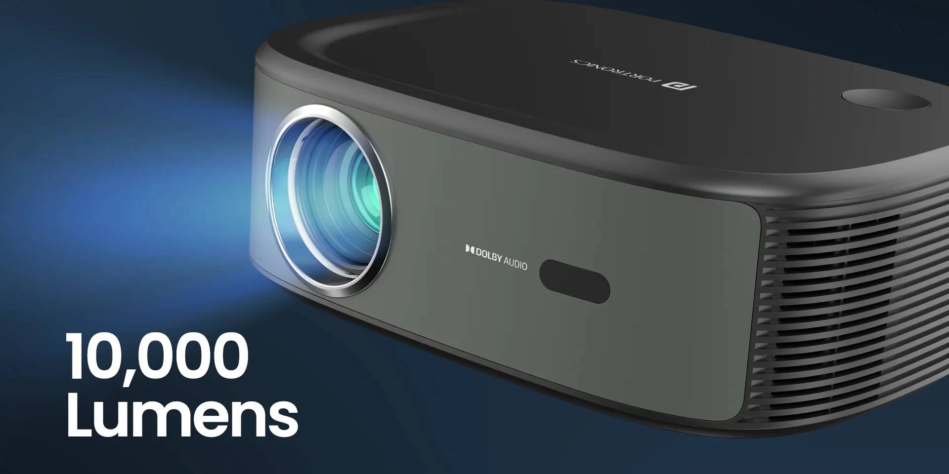 Buy Portronics Beem 430 Smart LED Projector (Black) - Computech Store