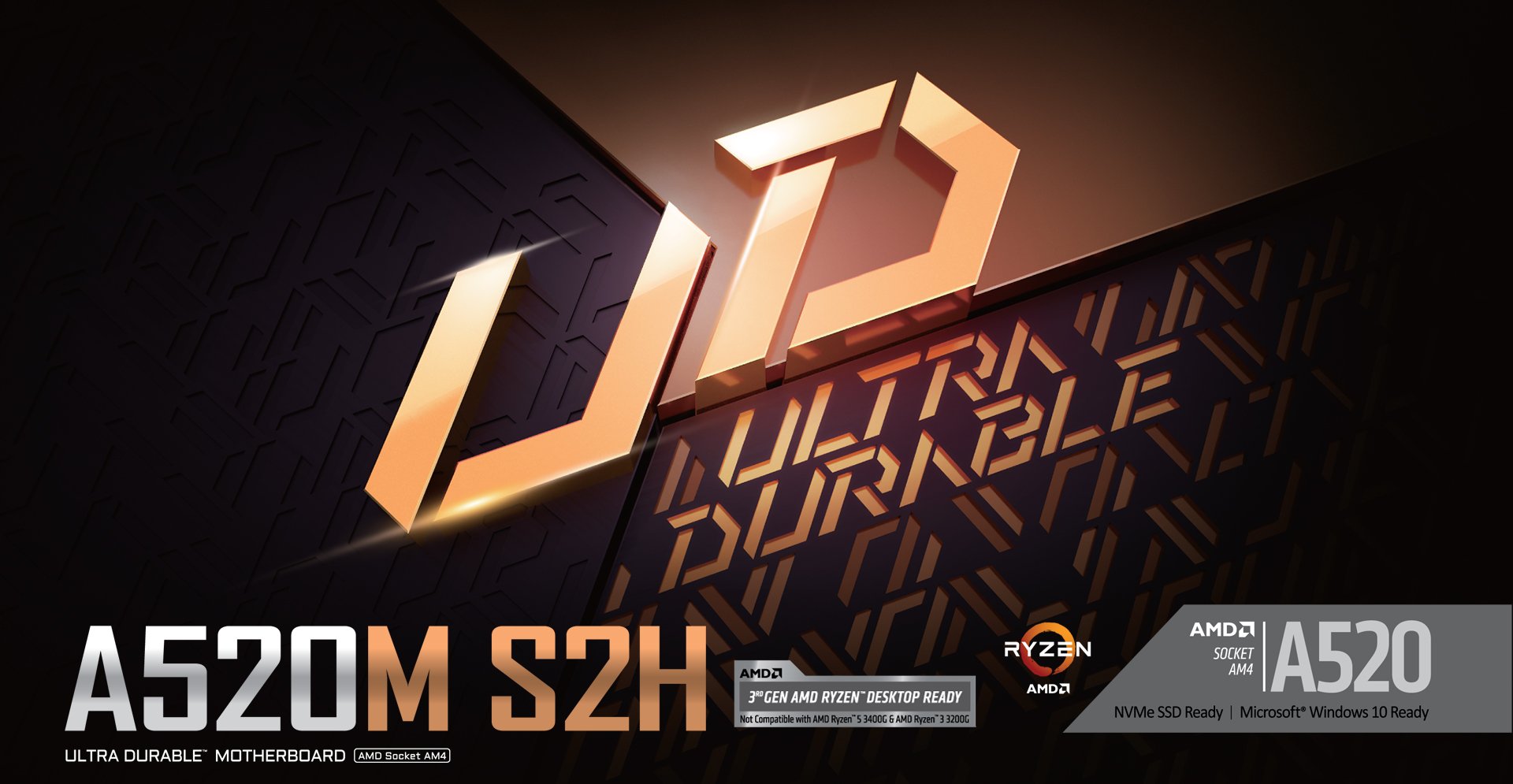 Buy Gigabyte A520M S2H Best Price in India | 3rd Gen Ryzen Motherboard