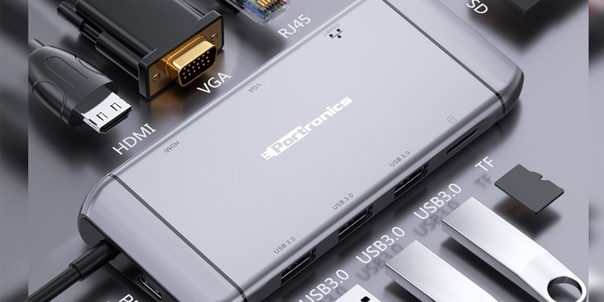 Buy Portronics Mport 9C Multiport Adapter Best Price in India