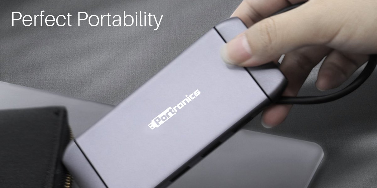 Buy Portronics Mport 9C Multiport Adapter Best Price in India