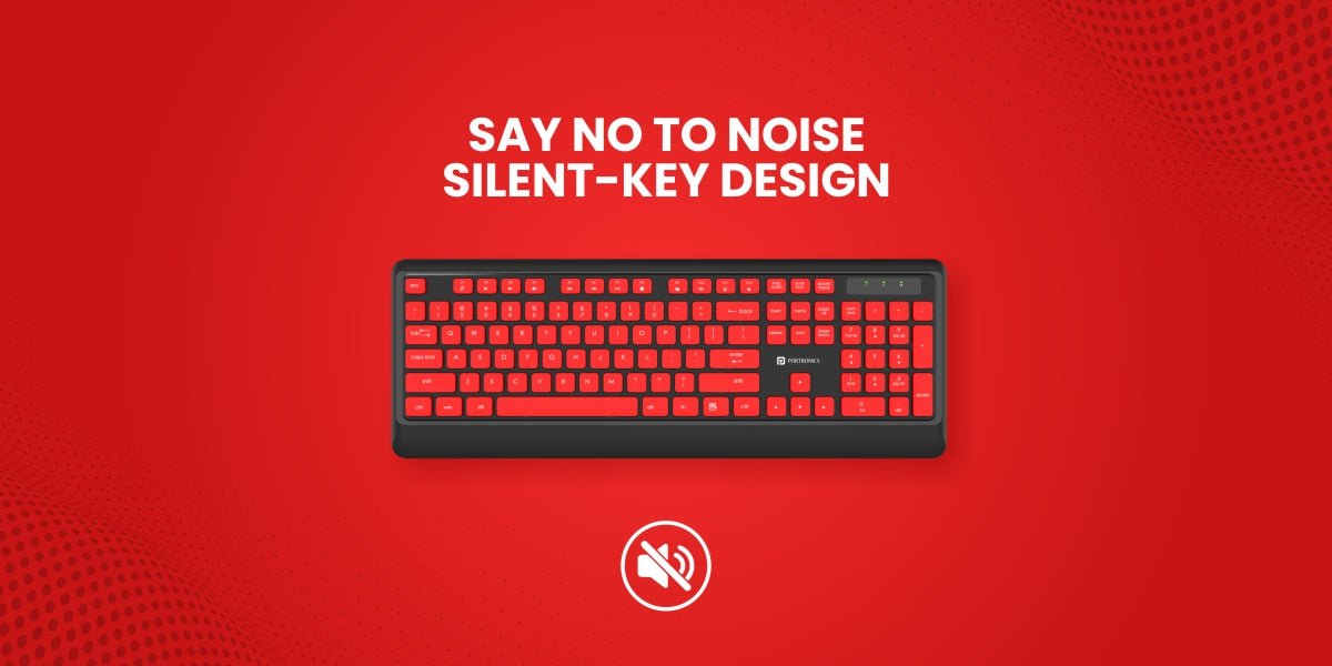 Portronics Key5 Combo Black Red Por 1407 Best Price On