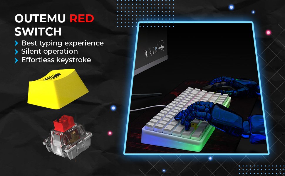 Zebronics Zeb-Max Ninja 200 RGB Mechanical Keyboard Best Price in India