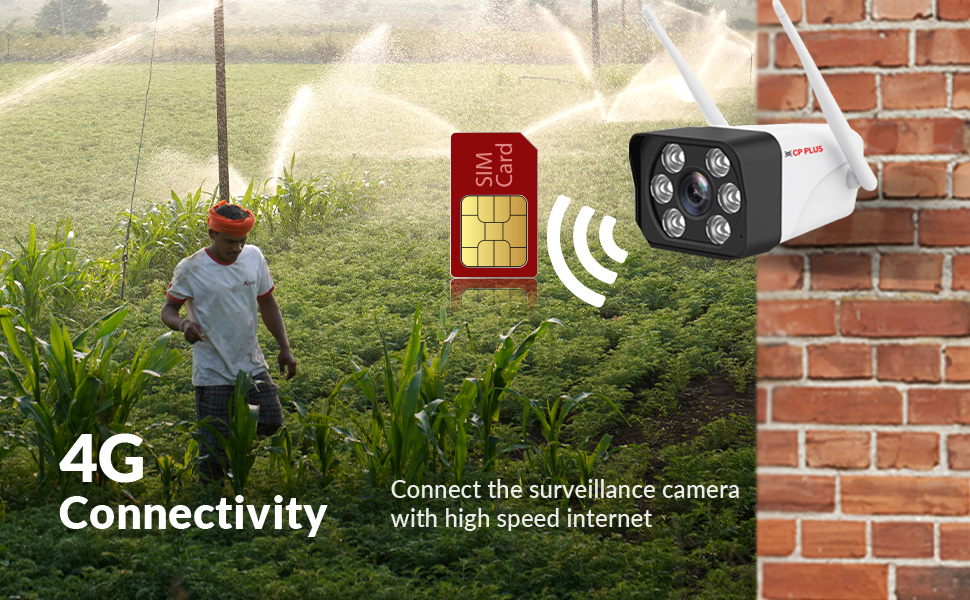 CP Plus CP-V32G 4G Sim Based CCTV Security Camera (Bullet 3MP) Best Price