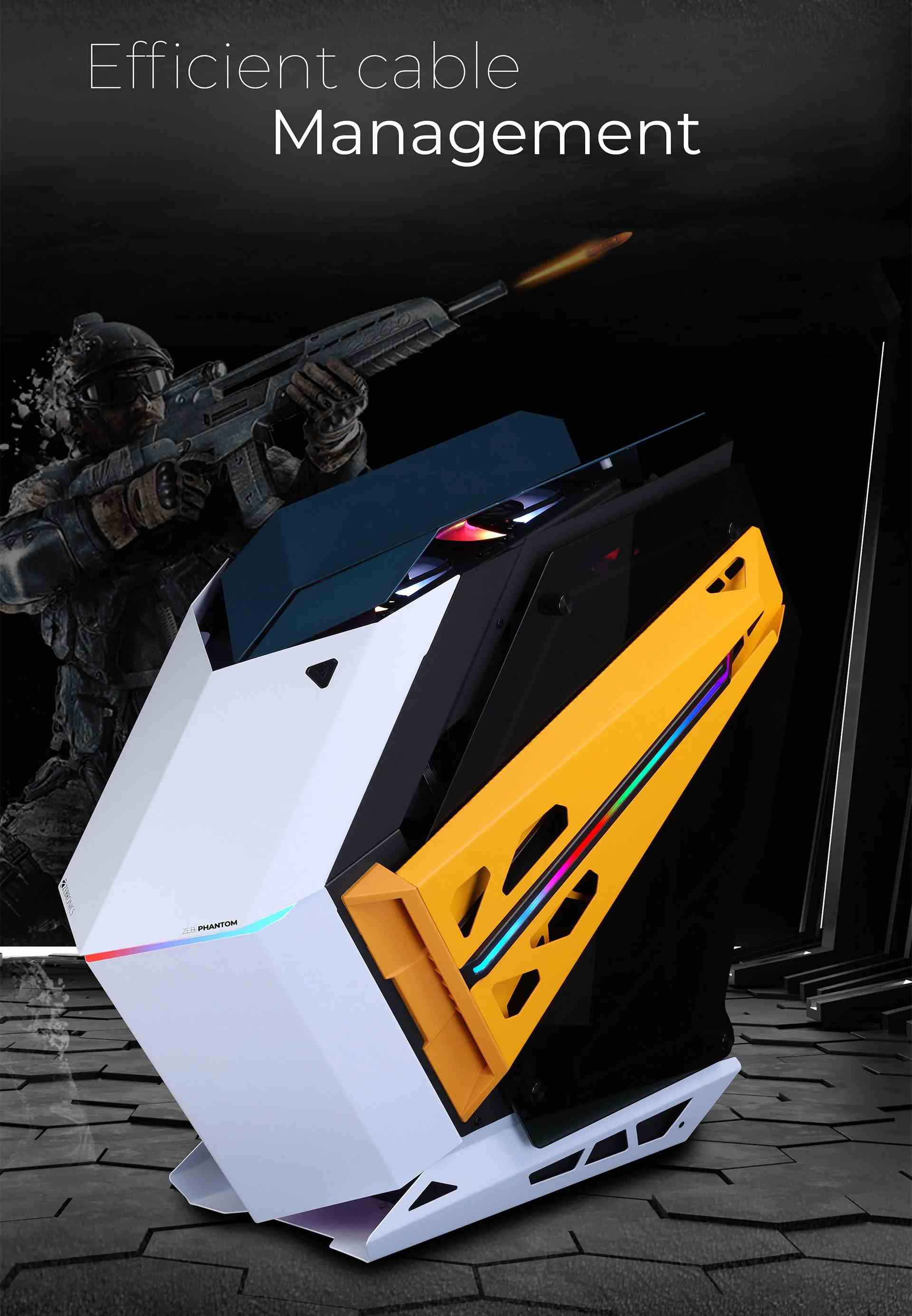 Zebronics Phantom Gaming Cabinet Best Price in India on Thevauestore.in